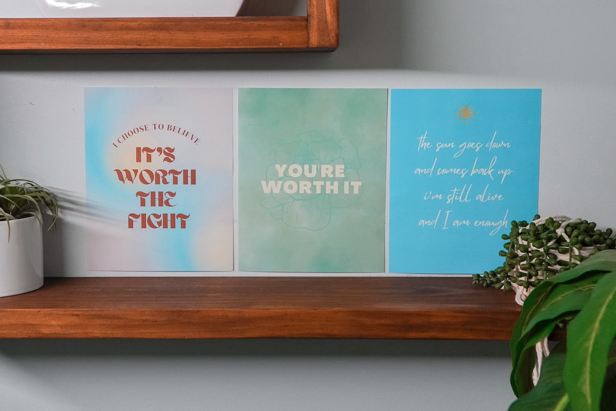 Inspirational Lyric Posters - 3 Pack – Cimorelli Store